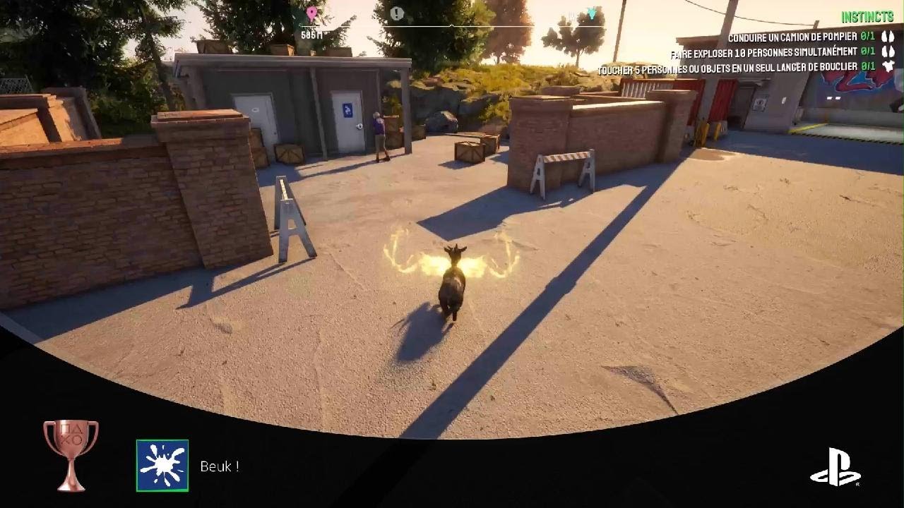 Goat Simulator 3 Trophy "Nasty!" / Trophée "Beurk !" - YouTube
