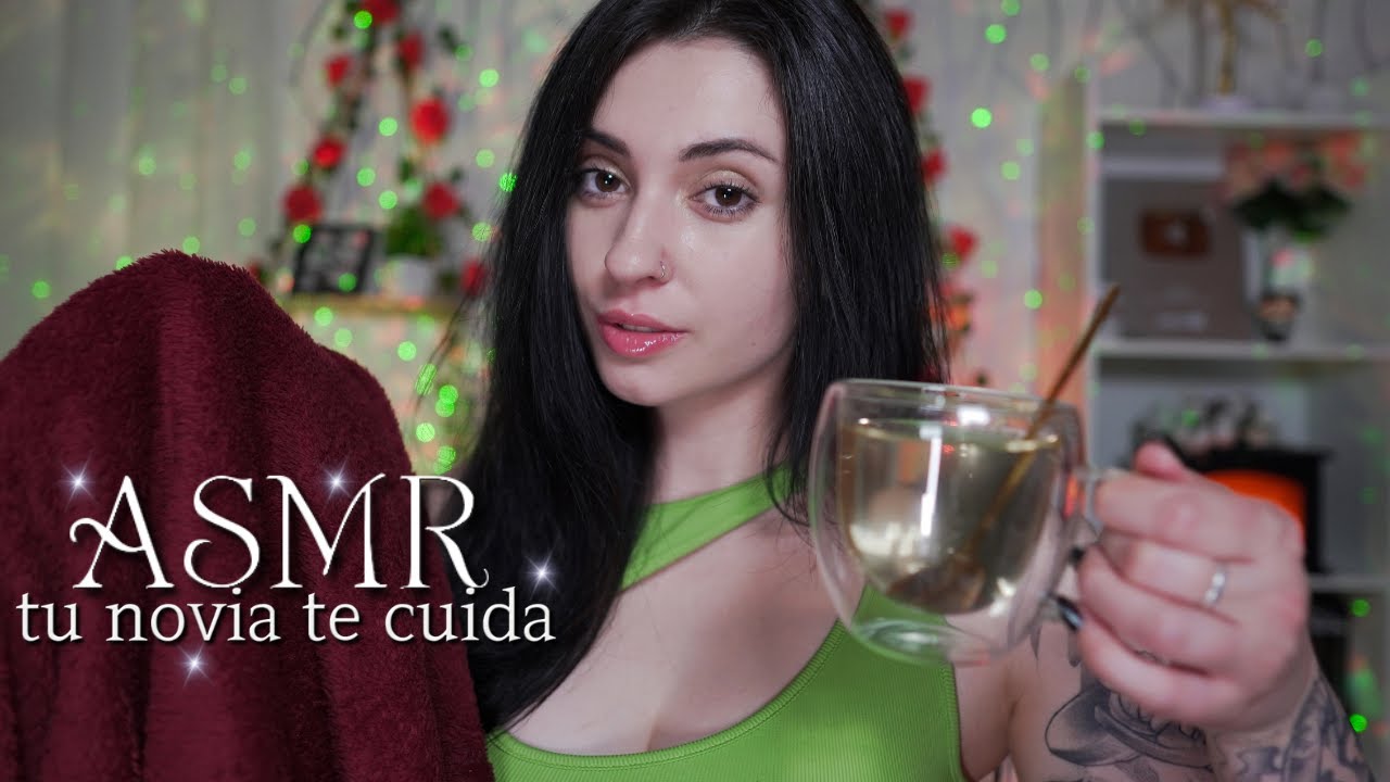 ASMR TU NOVIA te cuida en la camita ️️ ASMR en español - YouTube