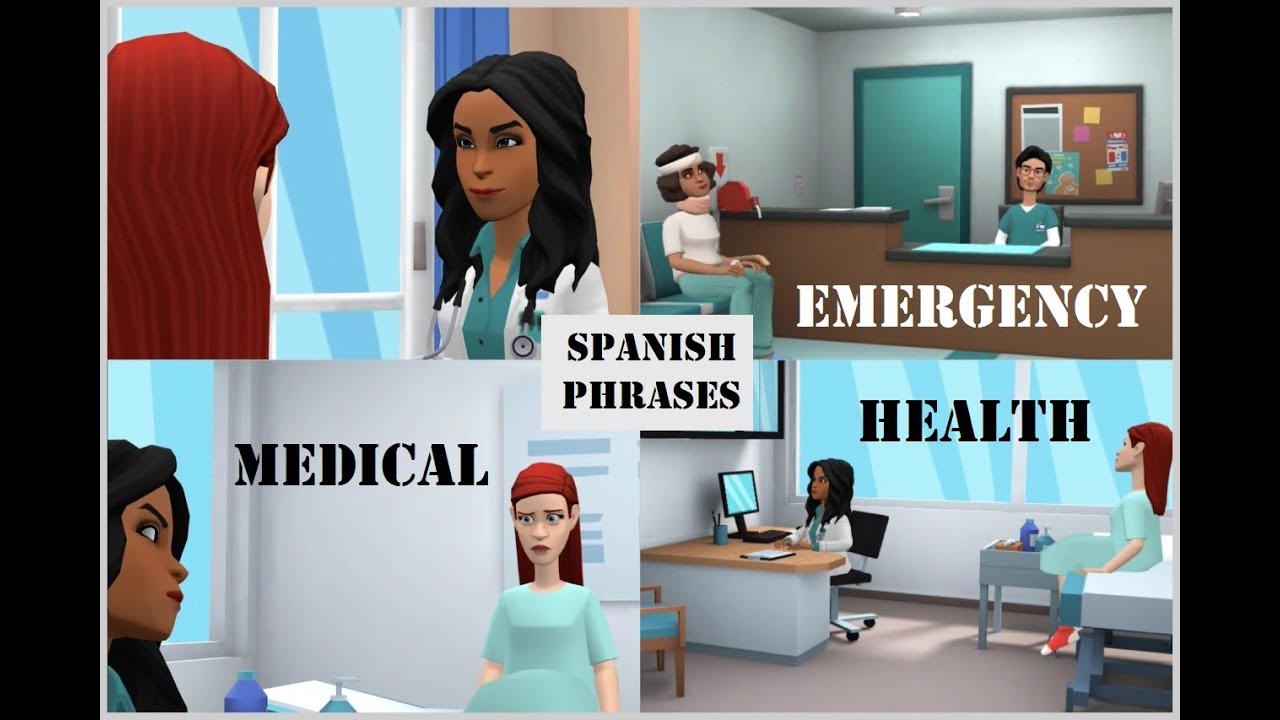 Spanish Phrases (Health, Emergency & Medical) 🏥 Pt 1 ...
