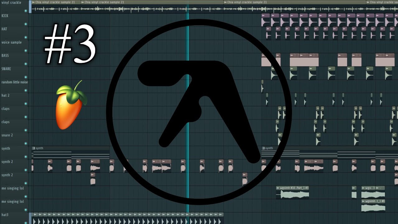 i made an Aphex Twin inspired song (in fl studio) #3 - YouTube