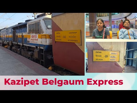 07336 Kazipet Junction to Belgaum - YouTube