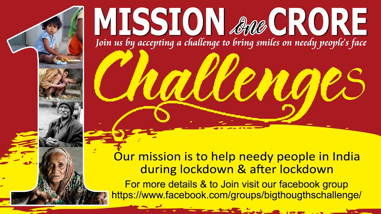 Big Thoughts Mission One Crore Challenges - YouTube