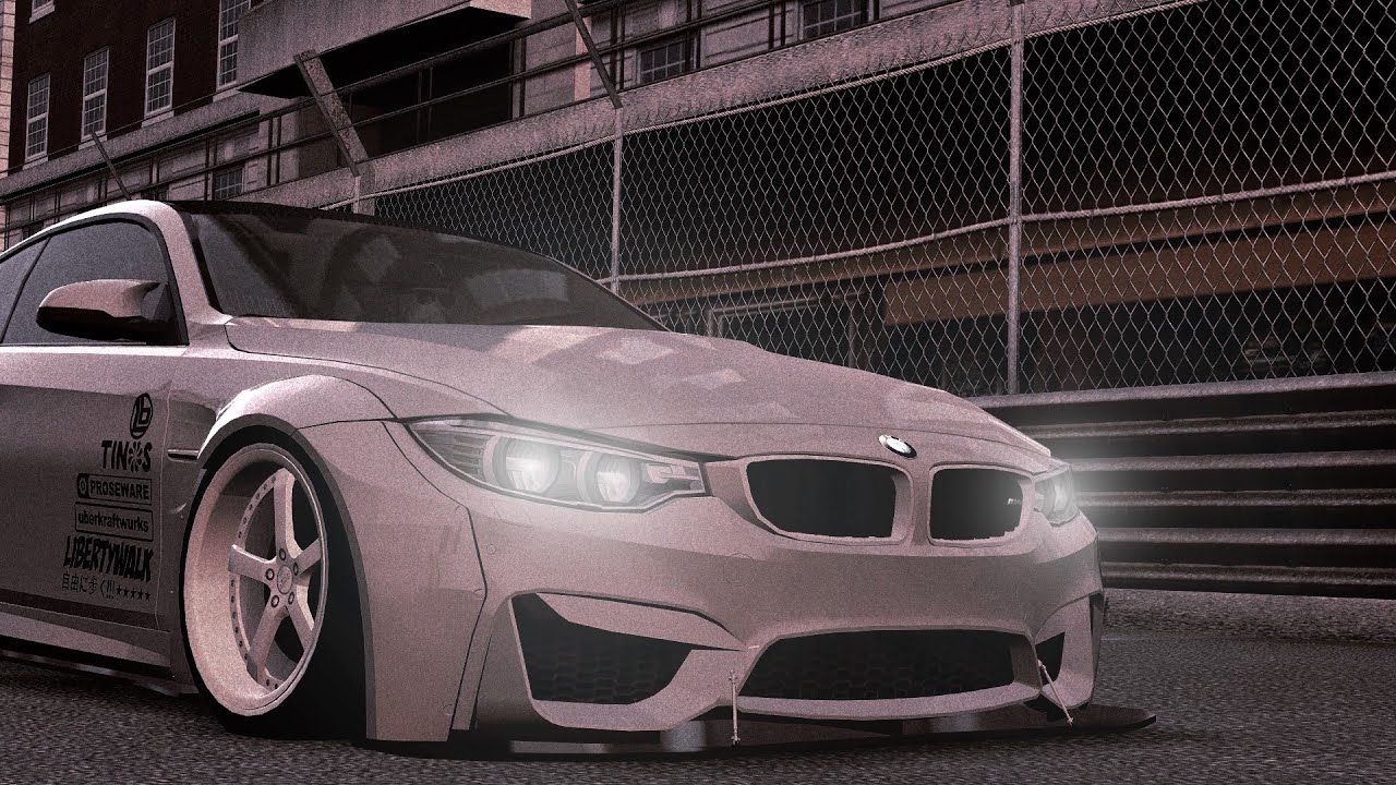LFS - Bmw M4 14 Liberty Walk Version [+LINK] - YouTube
