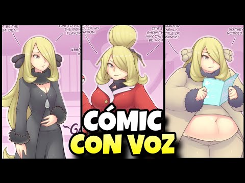 Cynthia weight gain - Cómic feederism doblado (Pixiveo)