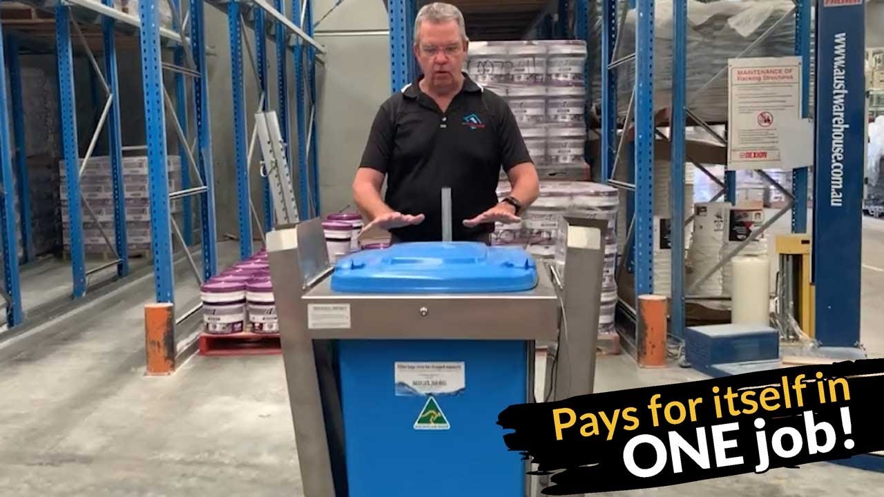 Smart Sink: a 100% mobile wash out station for job sites - YouTube