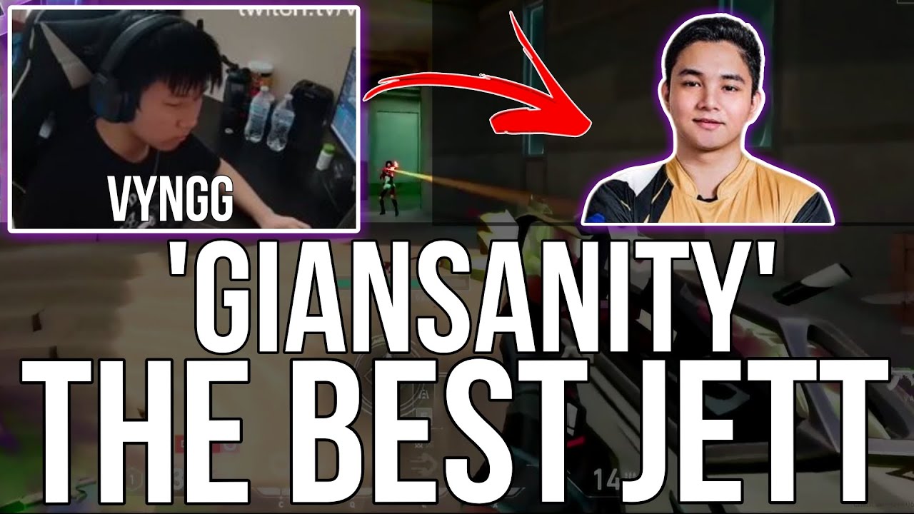VYNFPS believed GIANSANITY is the BEST JETT in the WORLD #giansanity #valorant - YouTube
