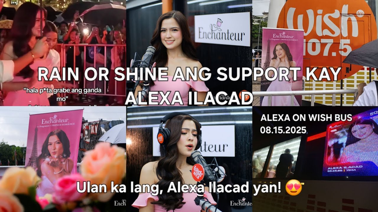 ALEXA ILACAD ON WISH BUS | RAIN OR SHINE #alexailacad #EnchanteurPH # ...