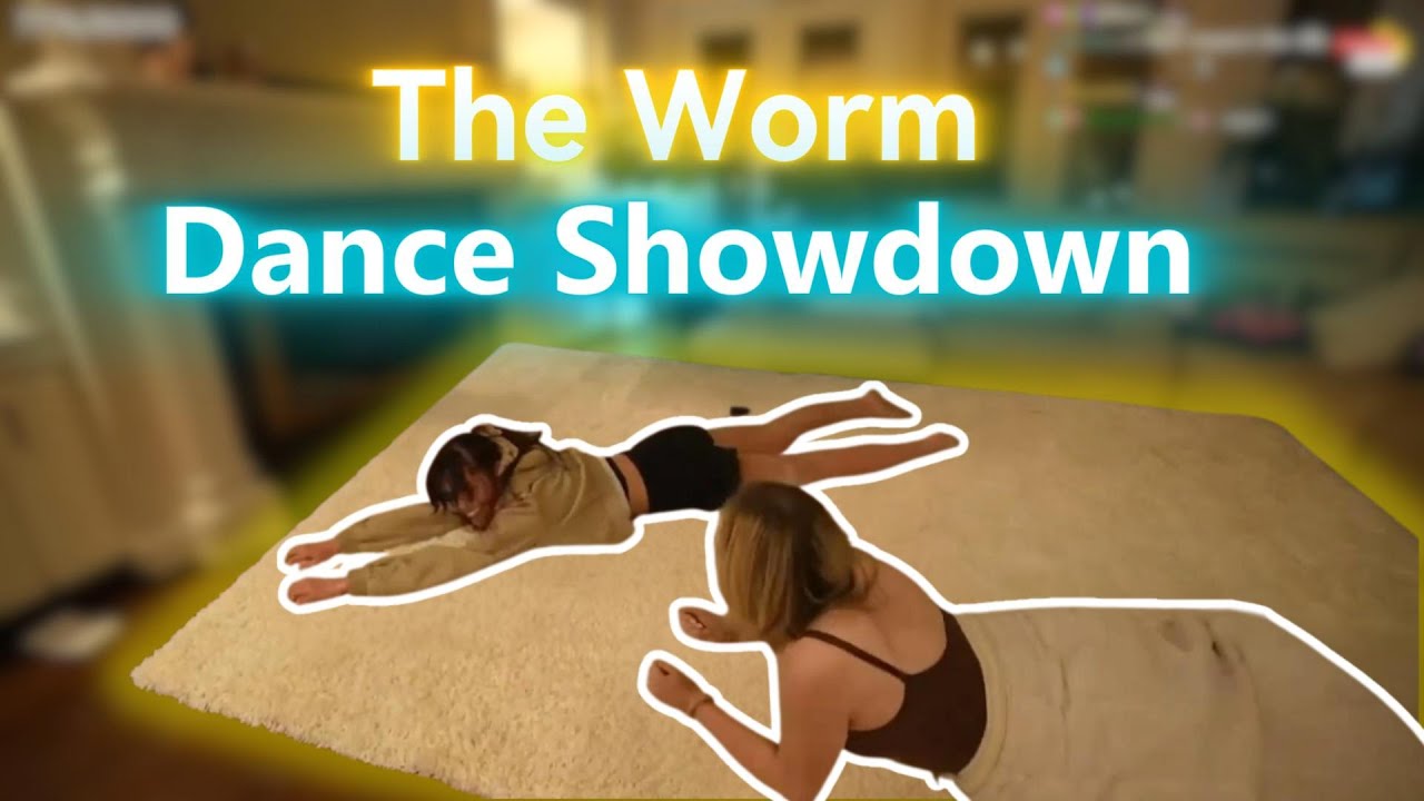 Mary and Britt worm dance showdown - YouTube