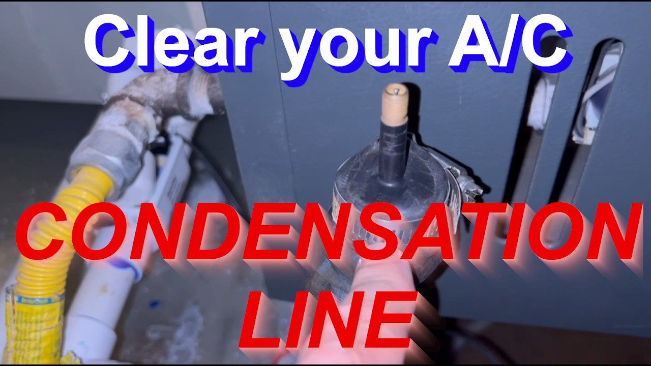 DIY Unclog a Condensation Line - YouTube