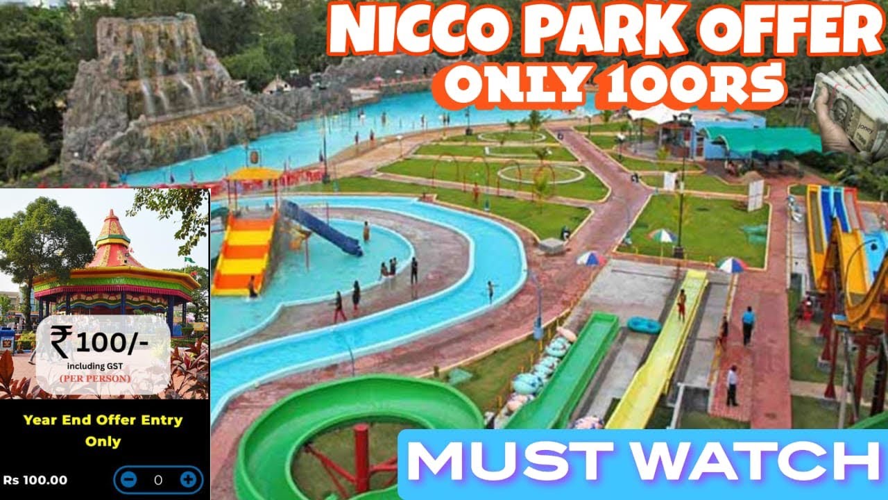 How to book online nicco park ticket 🎫 OFFER ONLY 100rs 🥵 WATCH TILL ...