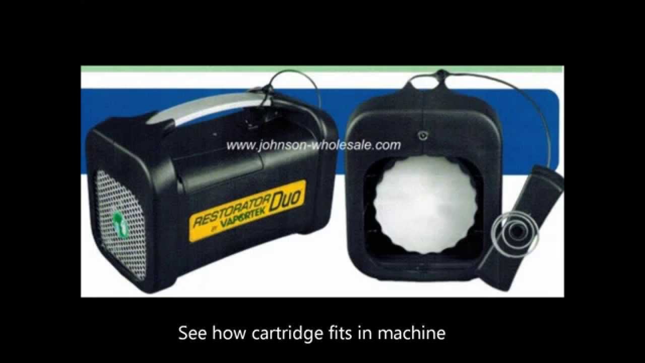 Vaportek Restorator DUO 90-5400 Electric or Battery Odor Control - YouTube