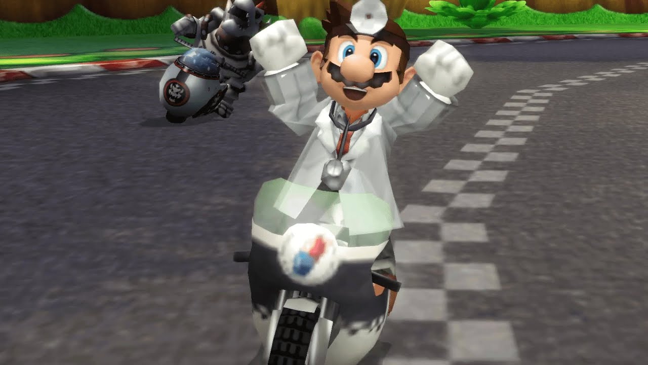 Dr. Mario in Mario Kart Wii - YouTube