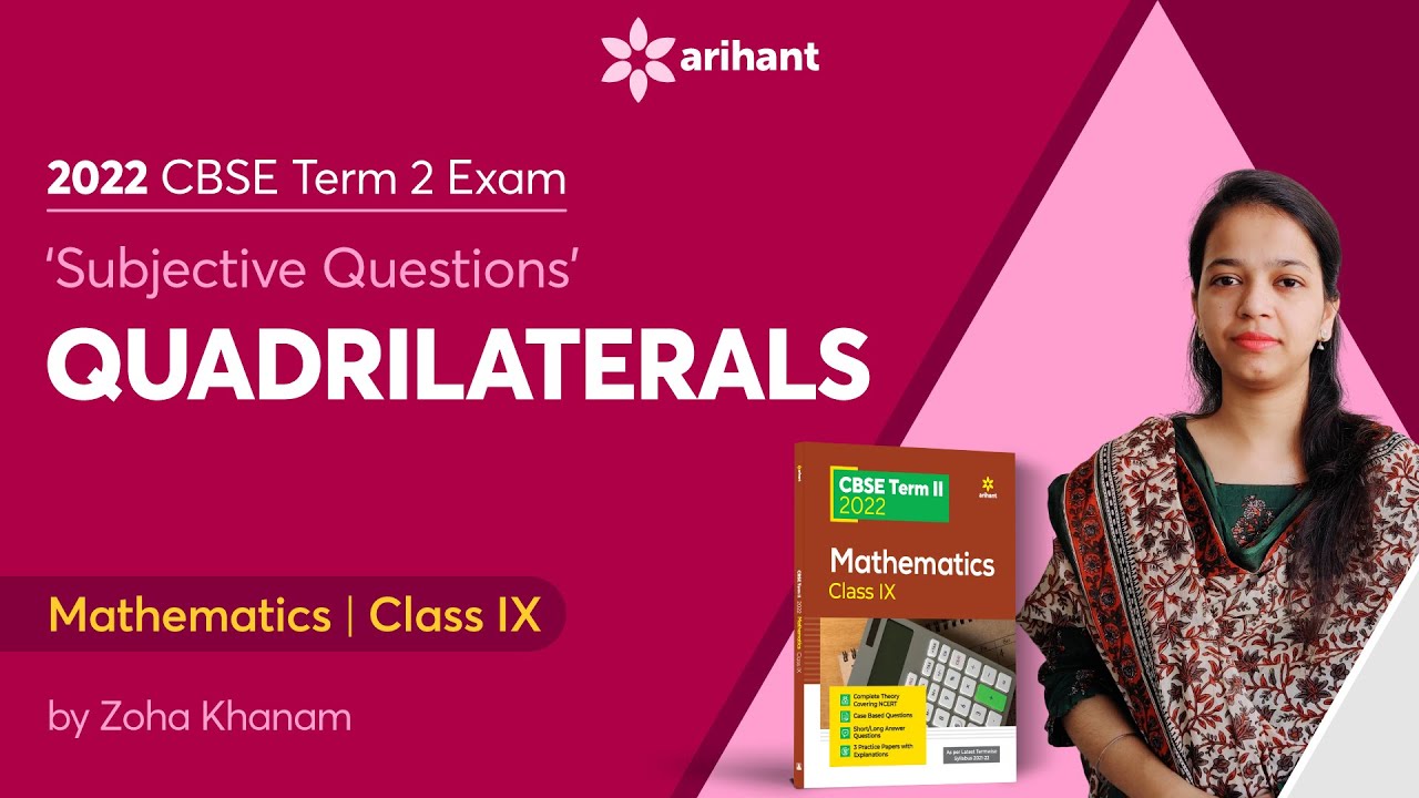 Class IX | MATHEMATICS | Chapter - Quadrilaterals | CBSE Term 2 Exam ...