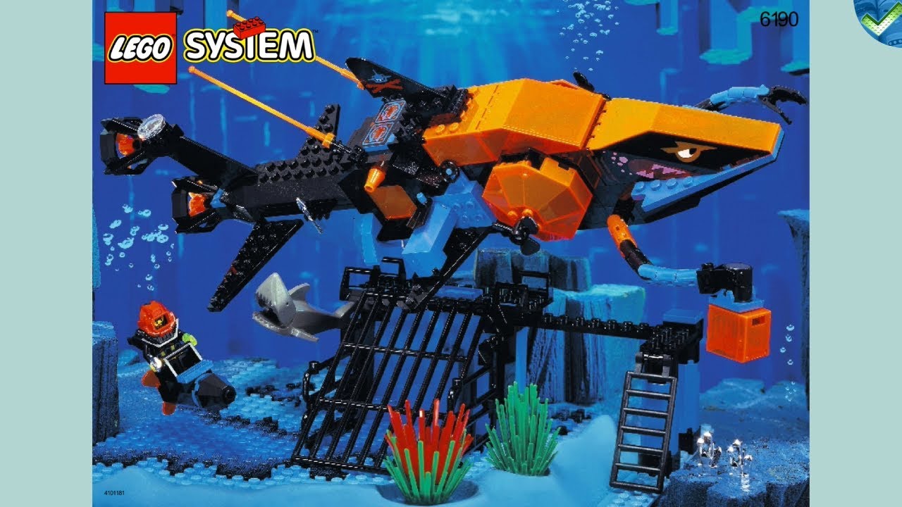6190 Shark's Crystal Cave LEGO® Aquazone Manual at the Brickmanuals ...