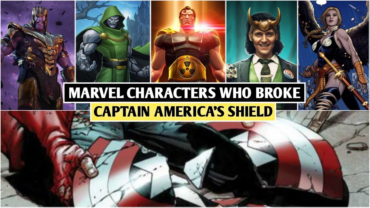Marvel Characters Who Have Broken Captain America's Shield - YouTube