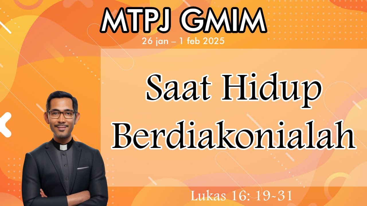 MTPJ | GMIM | 26 januari - 1 februari 2025 - YouTube