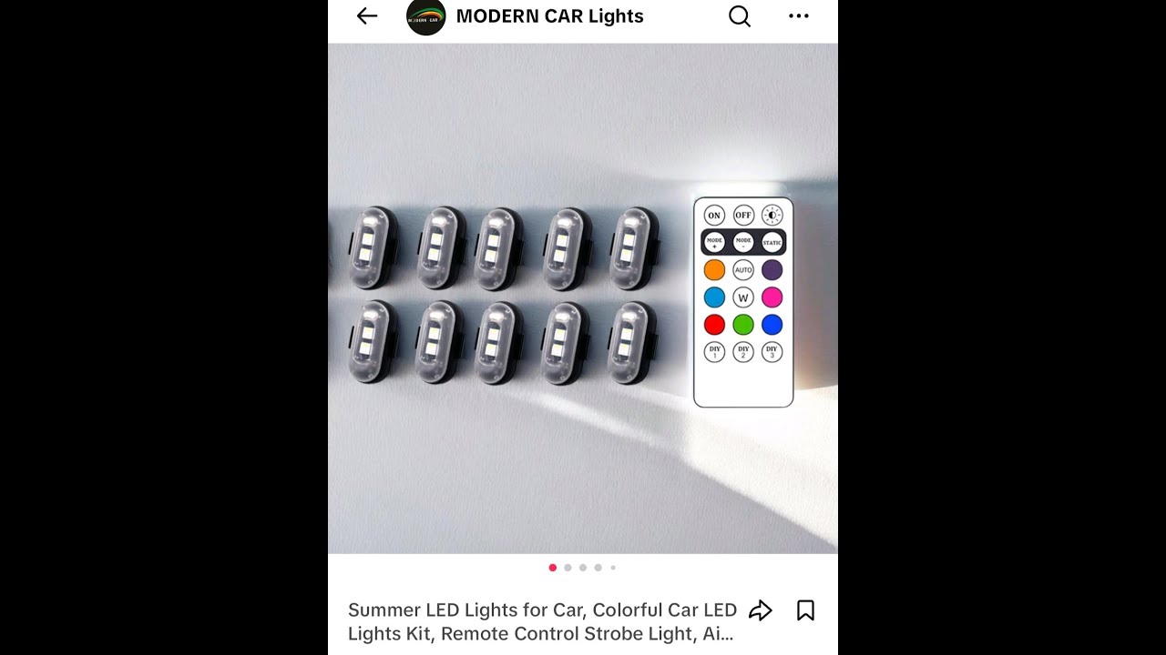 rechargeable Micro LED lights for Boat or Motorcycle use from tiktok ...
