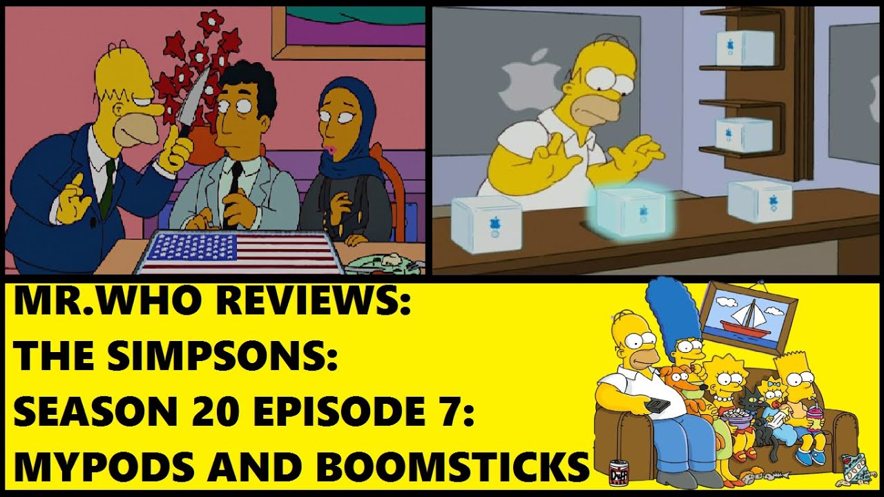 Mr.Who Reviews - The Simpsons - Season 20 Episode 7 - Mypods And ...