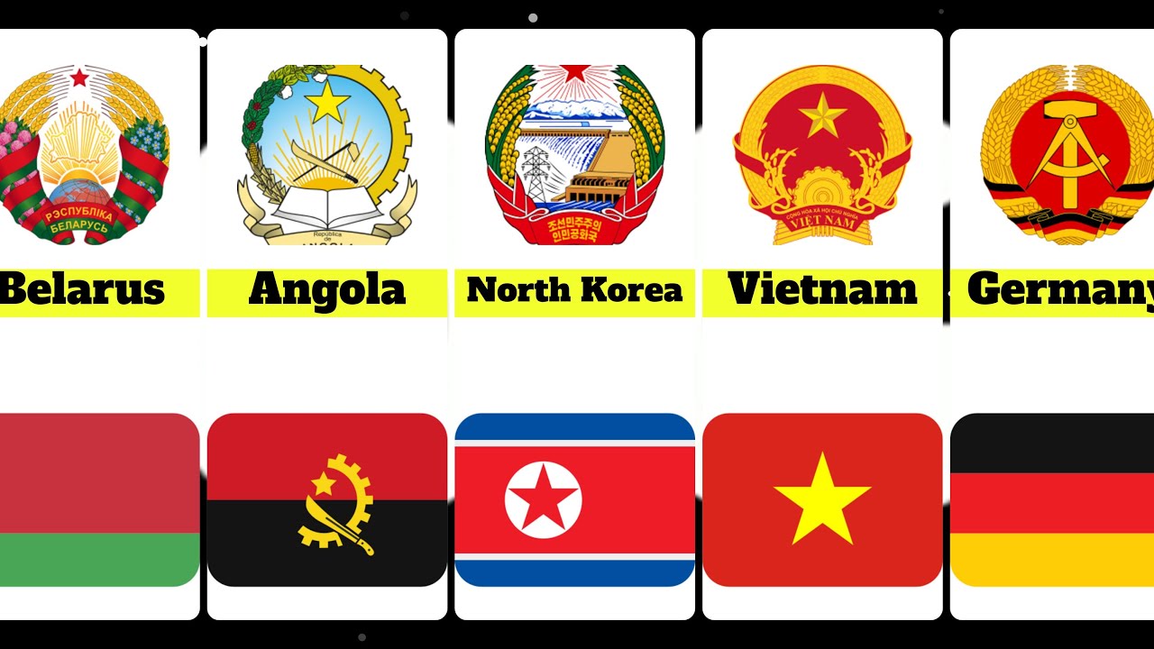 Comparison : different countries emblems - YouTube