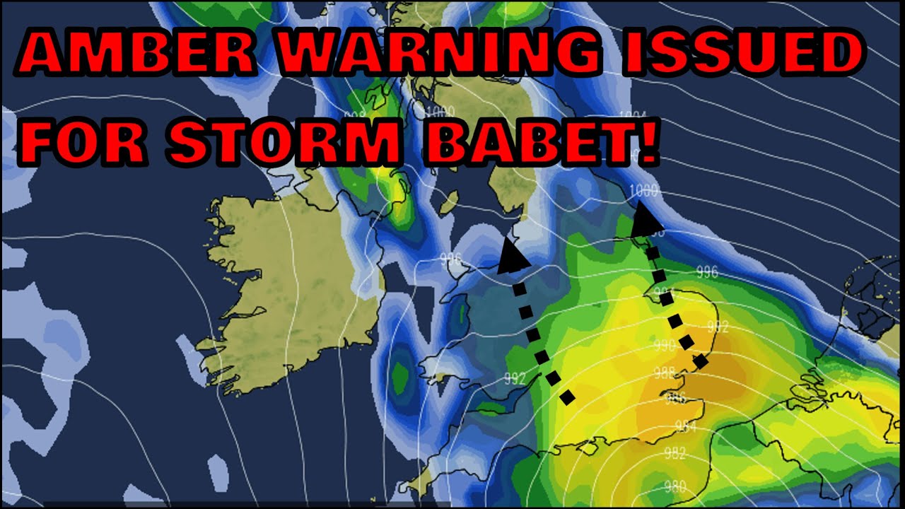 Amber Warning Issued for Storm Babet! 17th October 2023 - YouTube