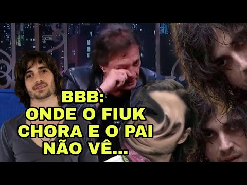 Fábio Junior chorando com discurso de Fiuk
