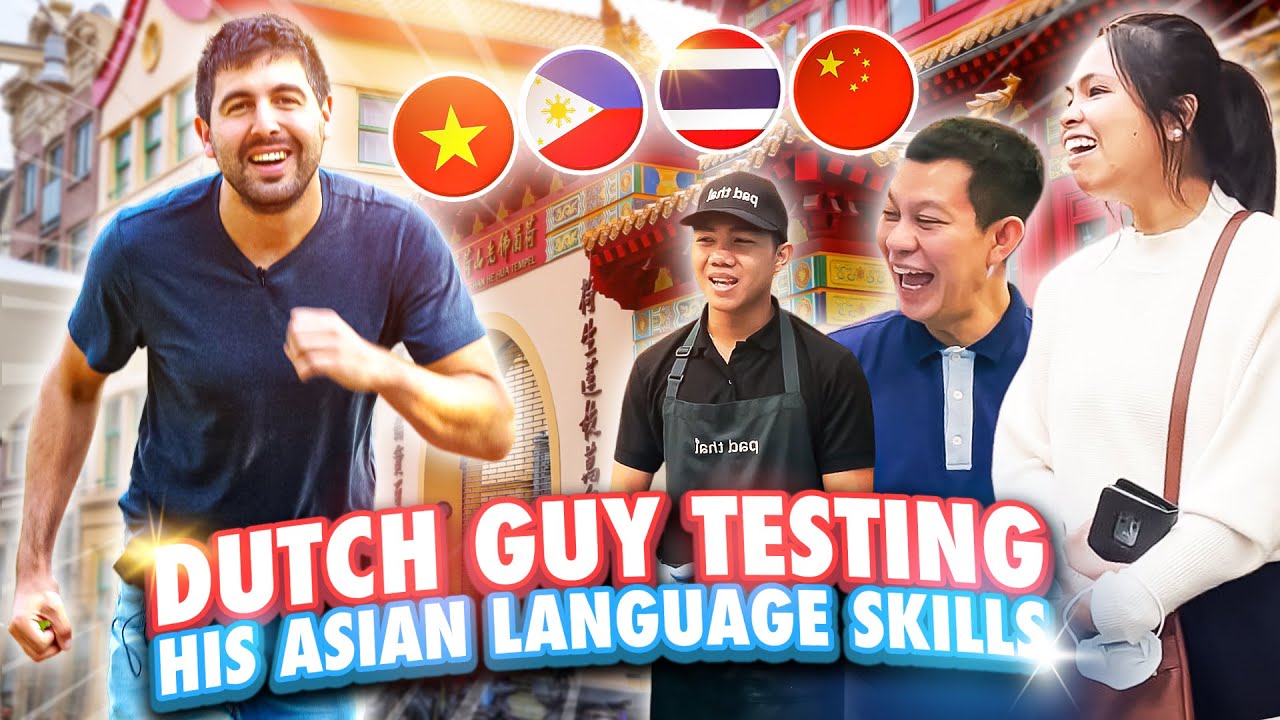 Dutch guy Testing His Asian Language Skills in Chinatown, Amsterdam NL ...