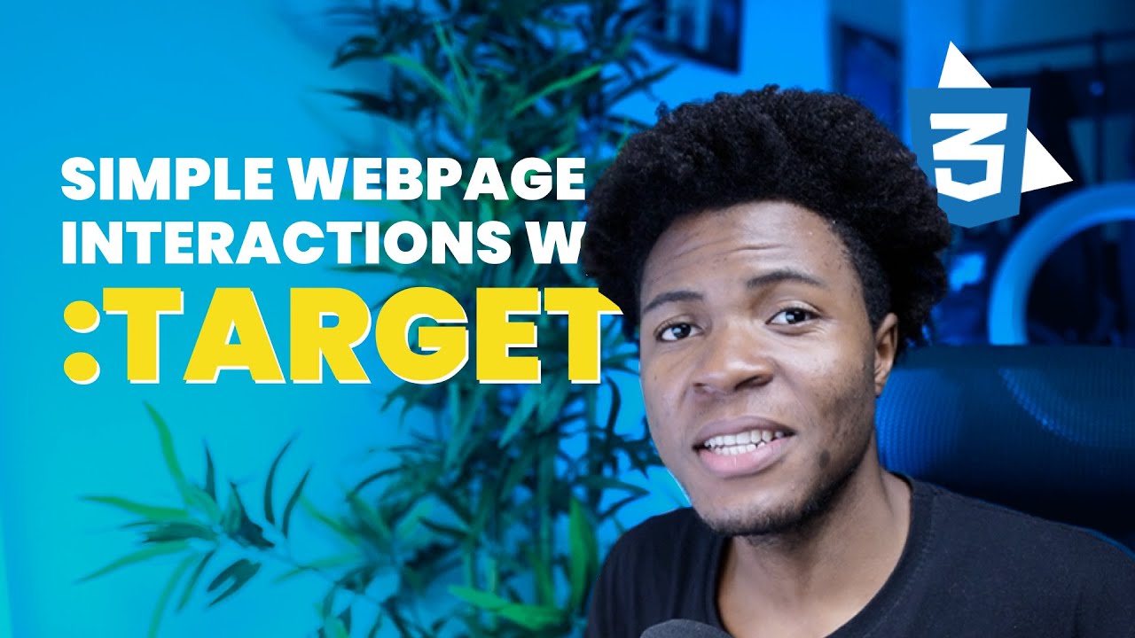 Simple Webpage Interaction With The Target Pseudo Class Youtube