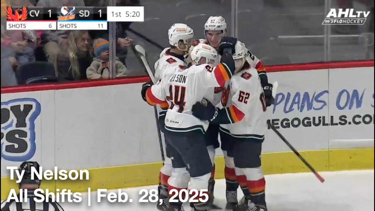 Ty Nelson (CVF24) | All Shifts | Coachella Valley Firebirds vs. San ...