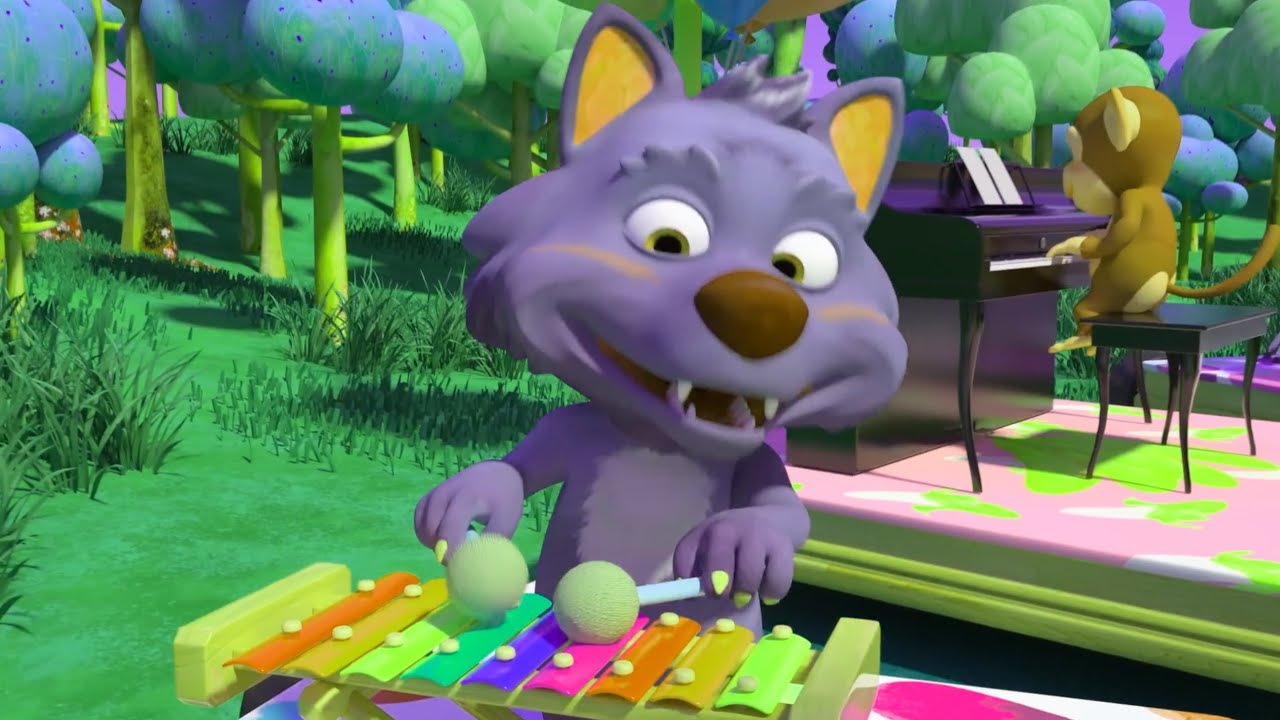 WOLF PLAYING HIS XYLOPHONE FUNNY EFFECTS COMPILATION|SPONSORED BY ...