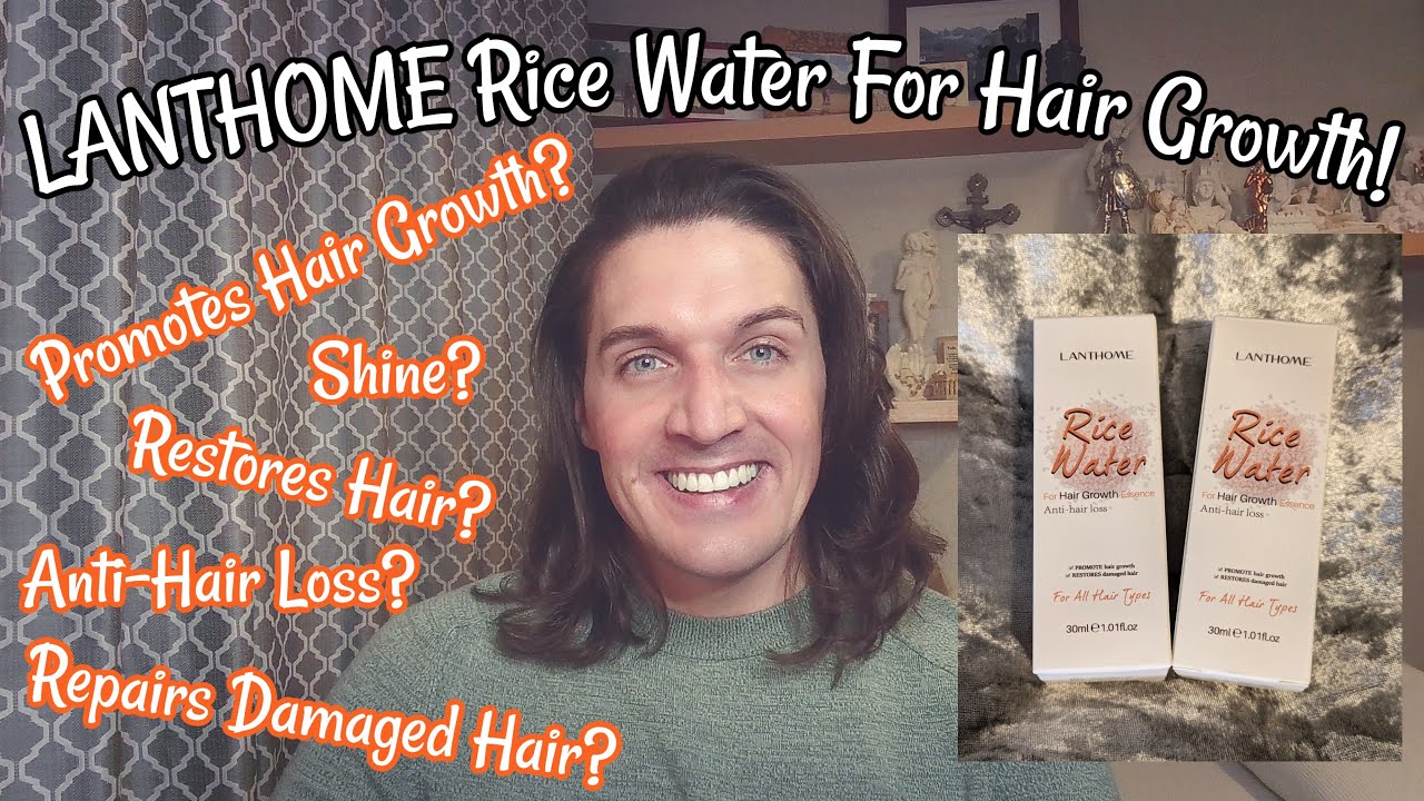 LANTHOME Rice Water For Hair Growth! - YouTube