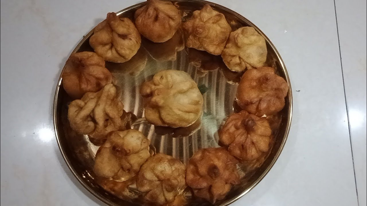 Fried Modak - तळलेले मोदक | Ganesh chaturthi | Easy To Make sweet | fry ...