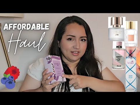 Affordable Perfume Haul! Random Cheap Fragrances! 🍓🫐🥥 - YouTube