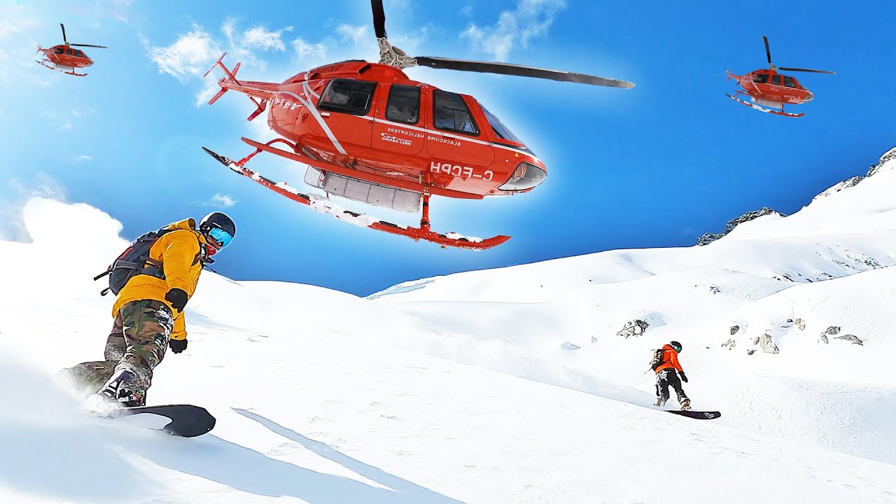 Legendary Heli Snowboarding Day In Whistler - YouTube
