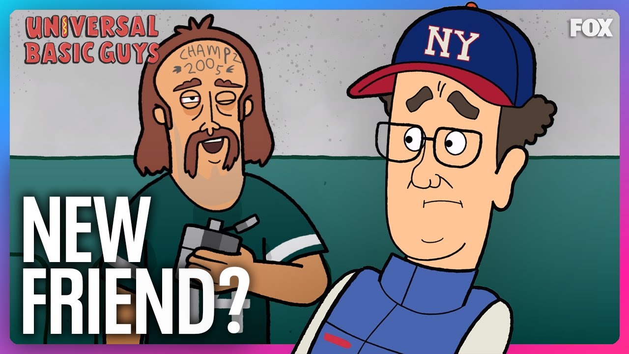 David Tries to Fit in at a Football Game | Universal Basic Guys - YouTube