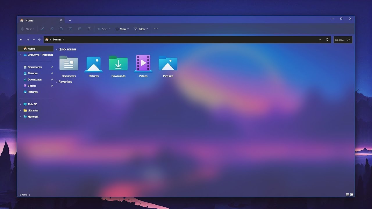 How to Make File Explorer Background Transparent in Windows 10/11 (Easy ...