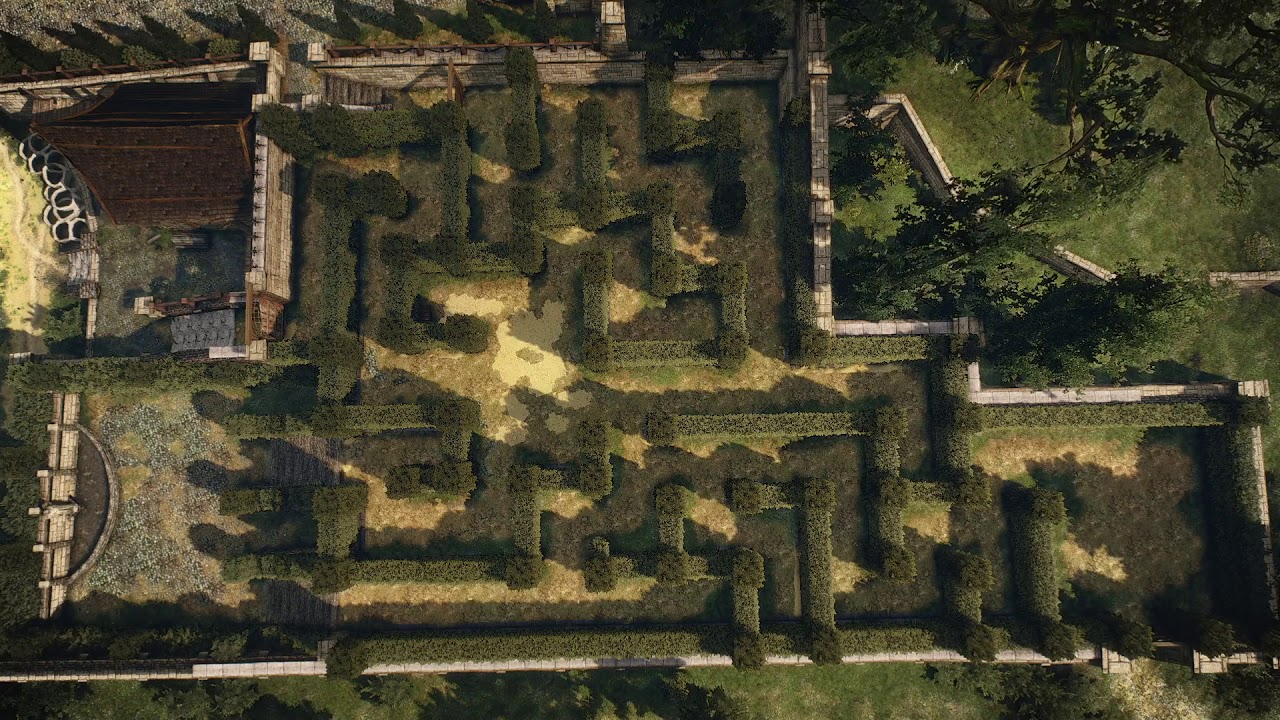 Castle Hedge Maze - YouTube
