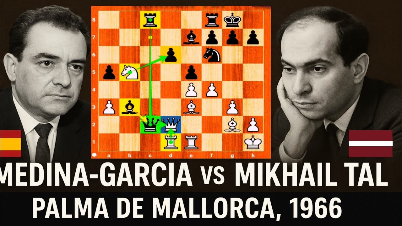 Tal vs. Medina-Garcia — Palma de Mallorca, 1966 - YouTube
