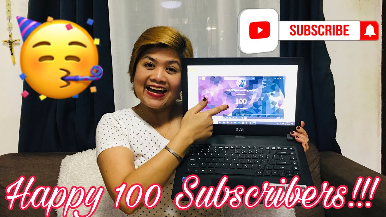 HAPPY 100 SUBSCRIBERS!!! - YouTube