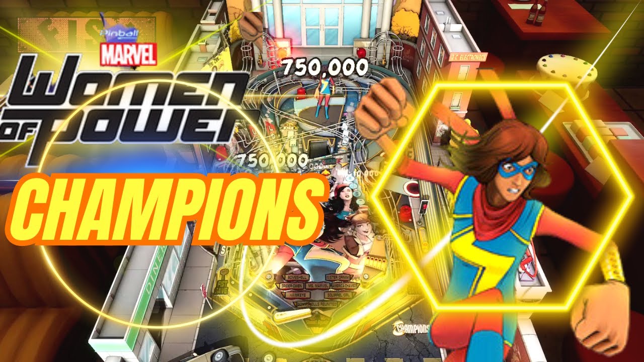 Pinball FX - Marvel's Women of Power : Champions | Gameplay ...