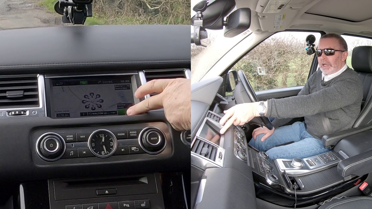 How to Set The Sat Nav In A 2013 Range Rover Sport - YouTube