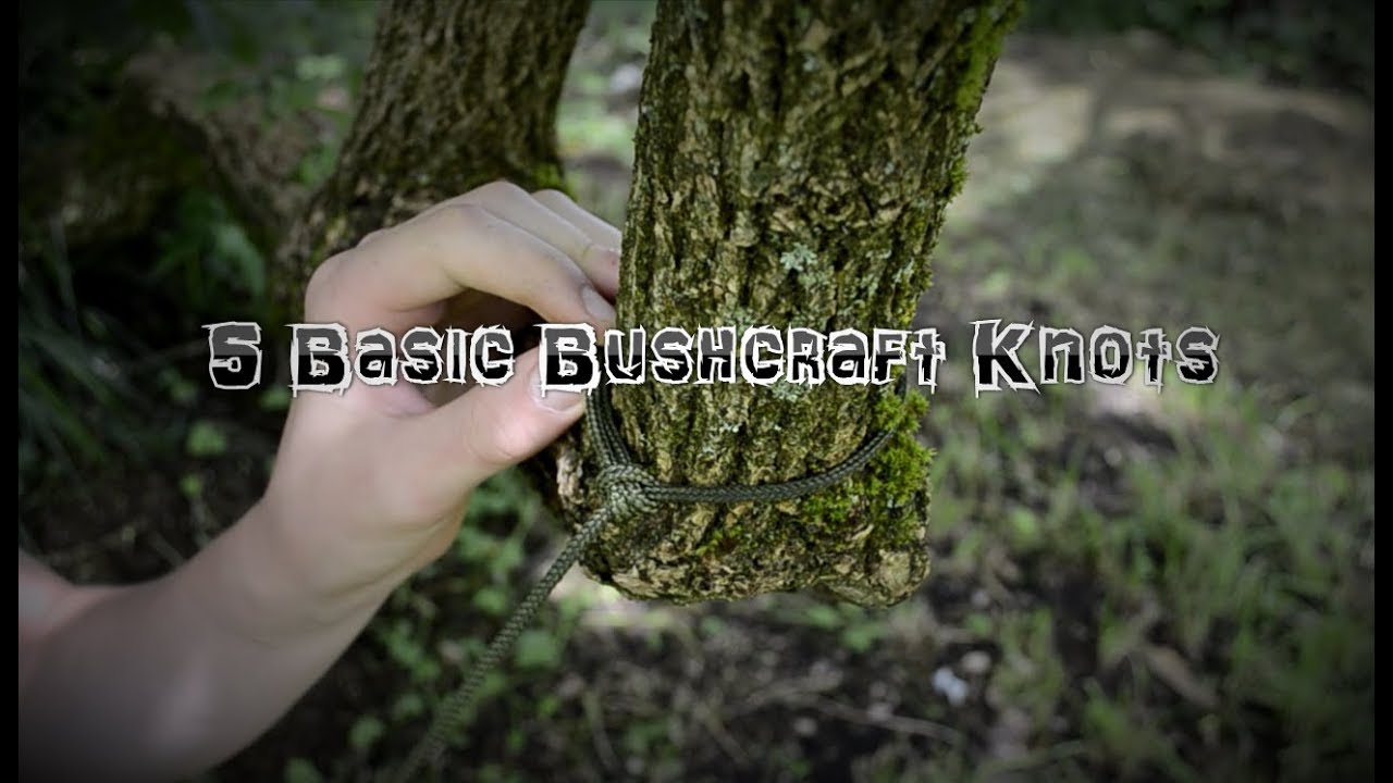 5 Basic Bushcraft-Knots - YouTube