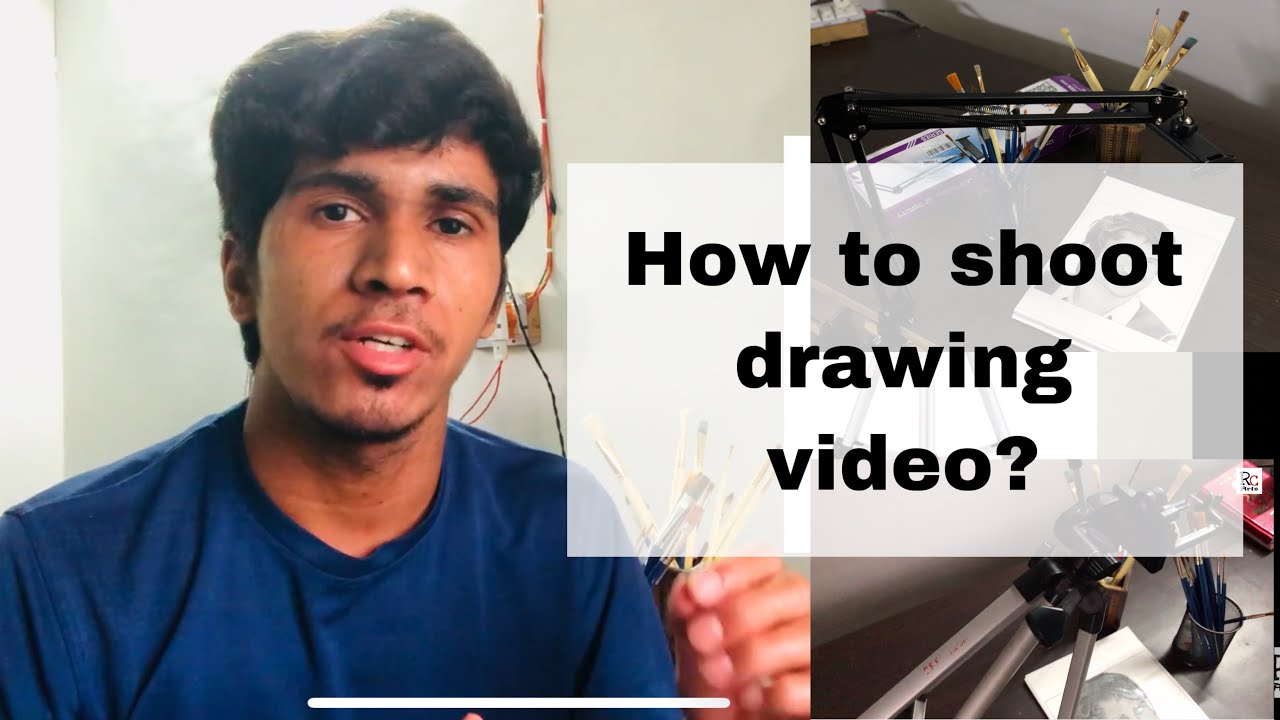 How I record my drawing videos overhead? || My drawing setup 🔥 - YouTube