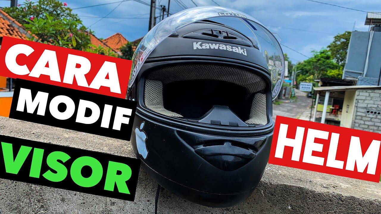 CARA GANTI KACA / VISOR - HELM NINJA 250 KARBU @FURYMOTOVLOGII - YouTube