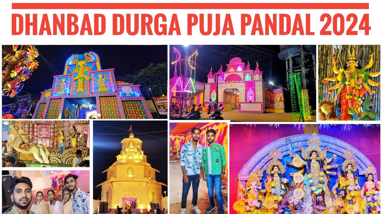 Dhanbad Durga Puja Pandal 2024 - YouTube