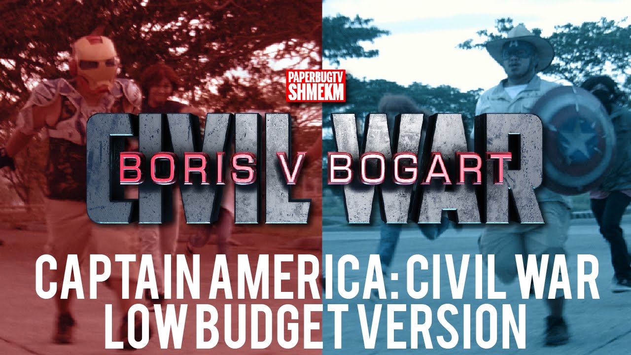 Captain America: Civil War (Low Budget Edition Parody) #BorisVBogart ...
