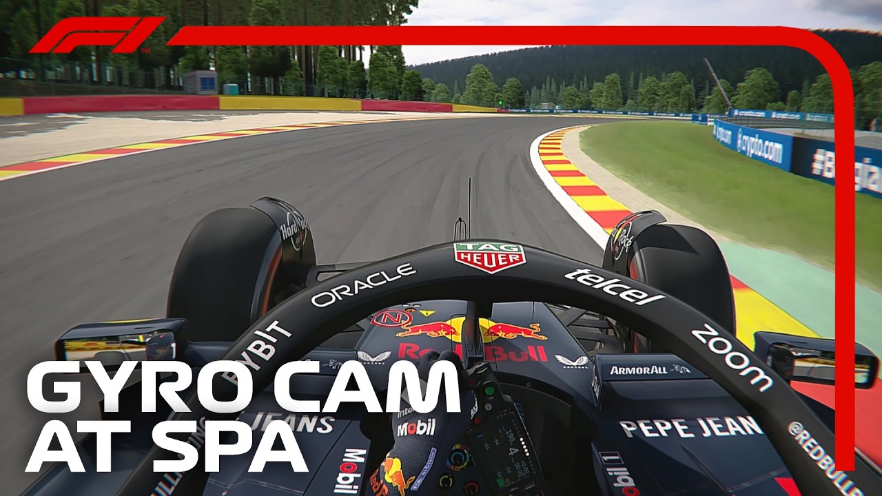 The NEW GYRO CAM | Max Verstappen WR Lap | 2024 Belgian Grand Prix | 1: ...