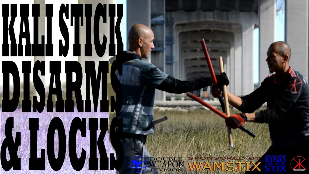Kali Stick Disarms with wrist Joint Locks demo - YouTube