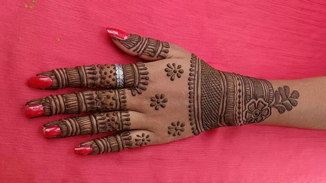 "Sundar Mehndi Design Tutorial: Step-by-Step Guide" - YouTube