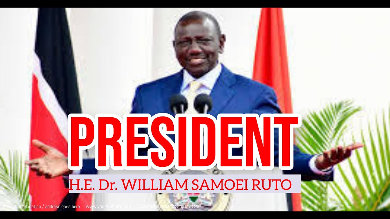 PRESIDENT H.E. DR. WILLIAM SAMOEI RUTO ADRESSING THE NATION LIVE! - YouTube