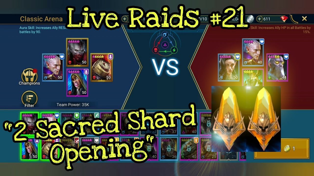 "2 Sacred Shard Opening" | Raids #21 | Raid Shadow Legends - YouTube